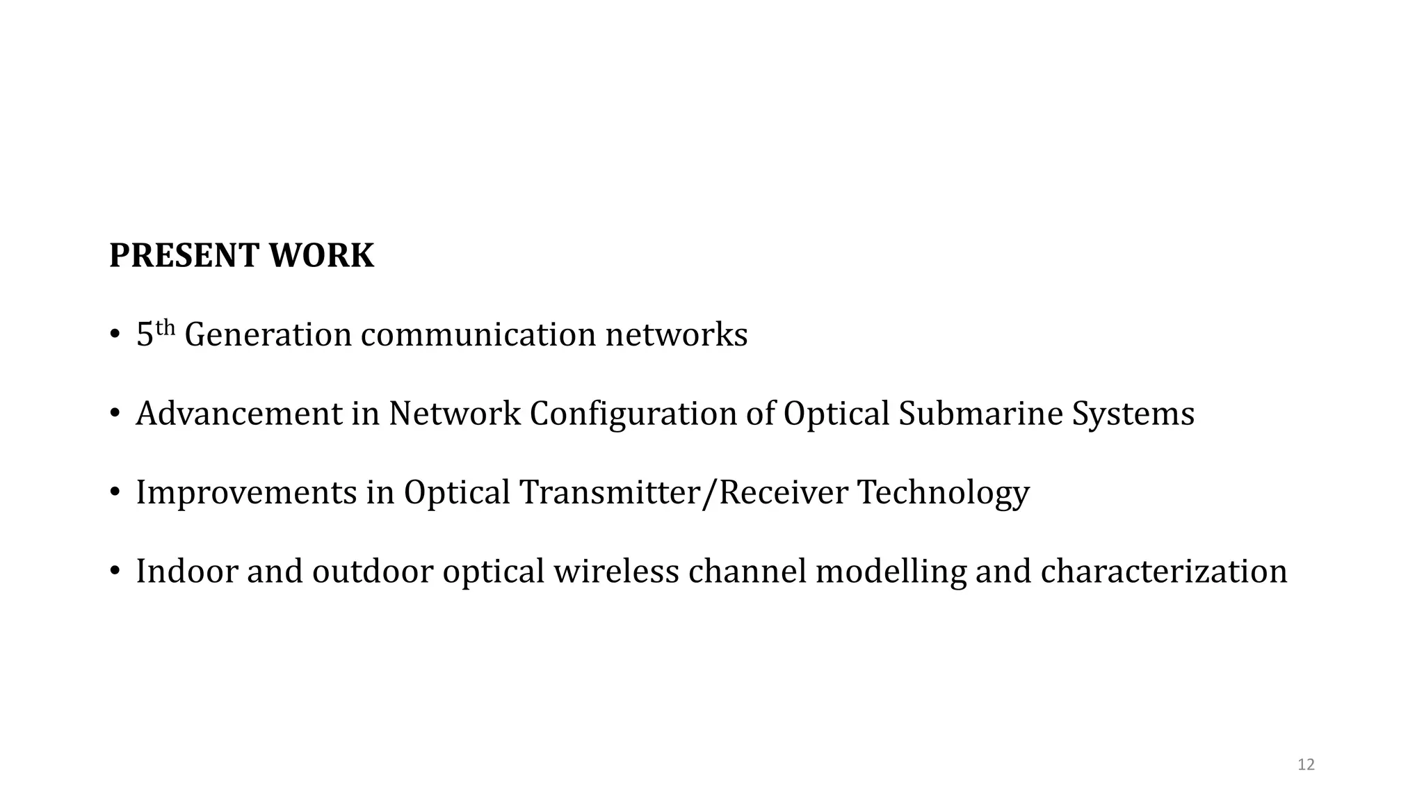 Optical wireless communication | PPTX