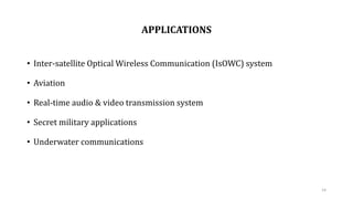 Optical wireless communication | PPTX