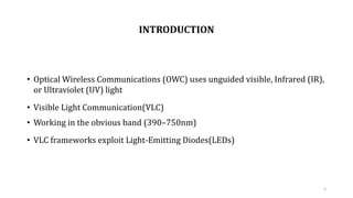 Optical wireless communication | PPTX