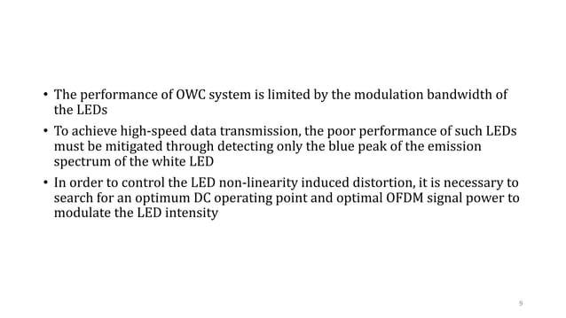 Optical Wireless Communication Pptx Computer Networking Computing
