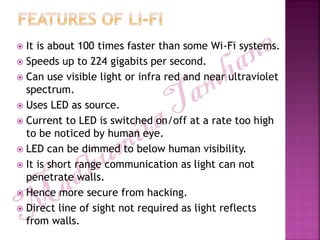 Optical wireless communication li fi | PDF
