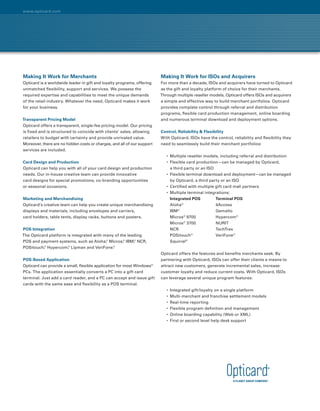 Opticard Brochure | PDF