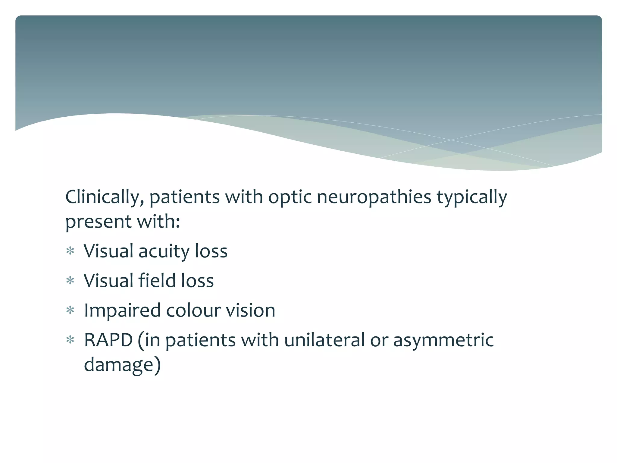 Optic atrophy | PPTX