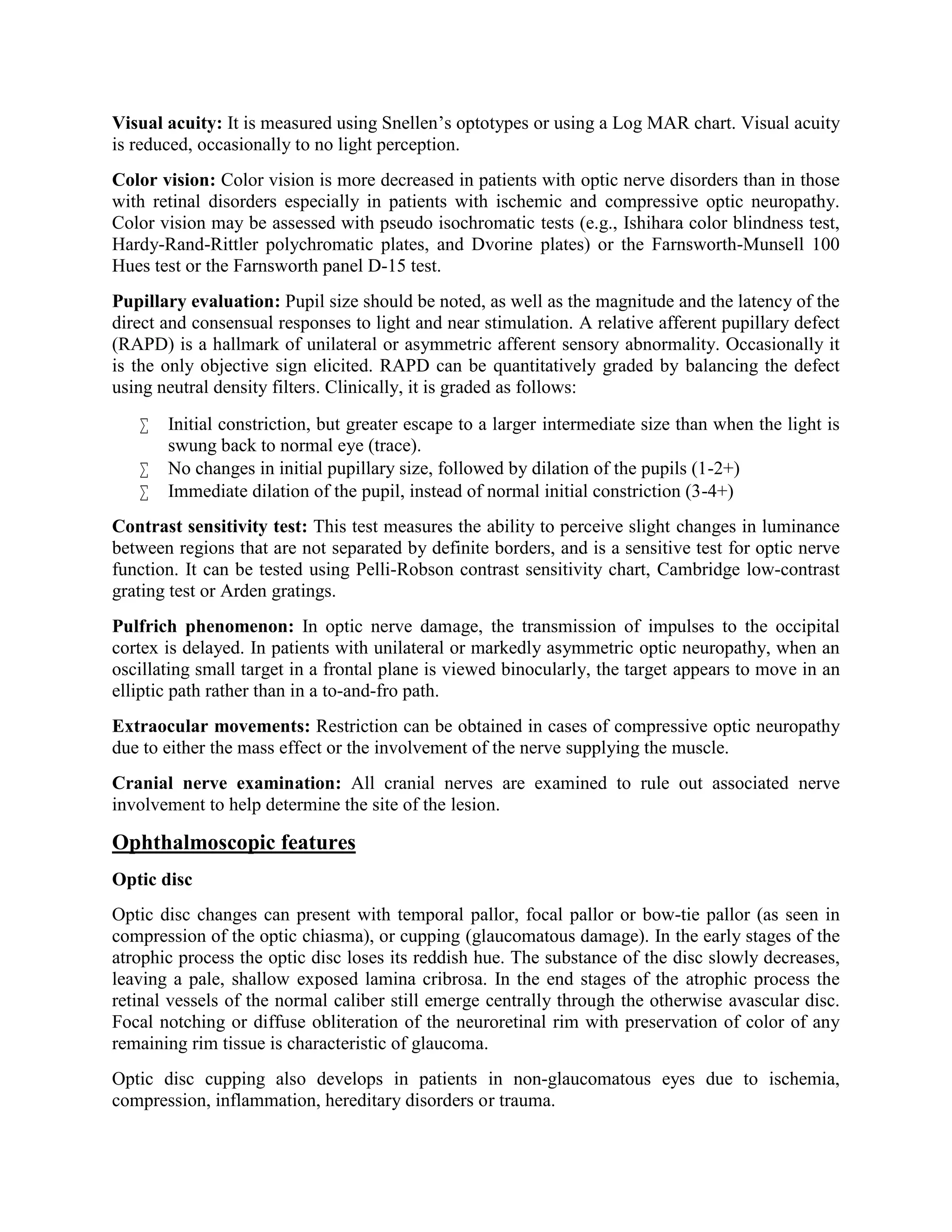Optic atrophy and low vision | PDF