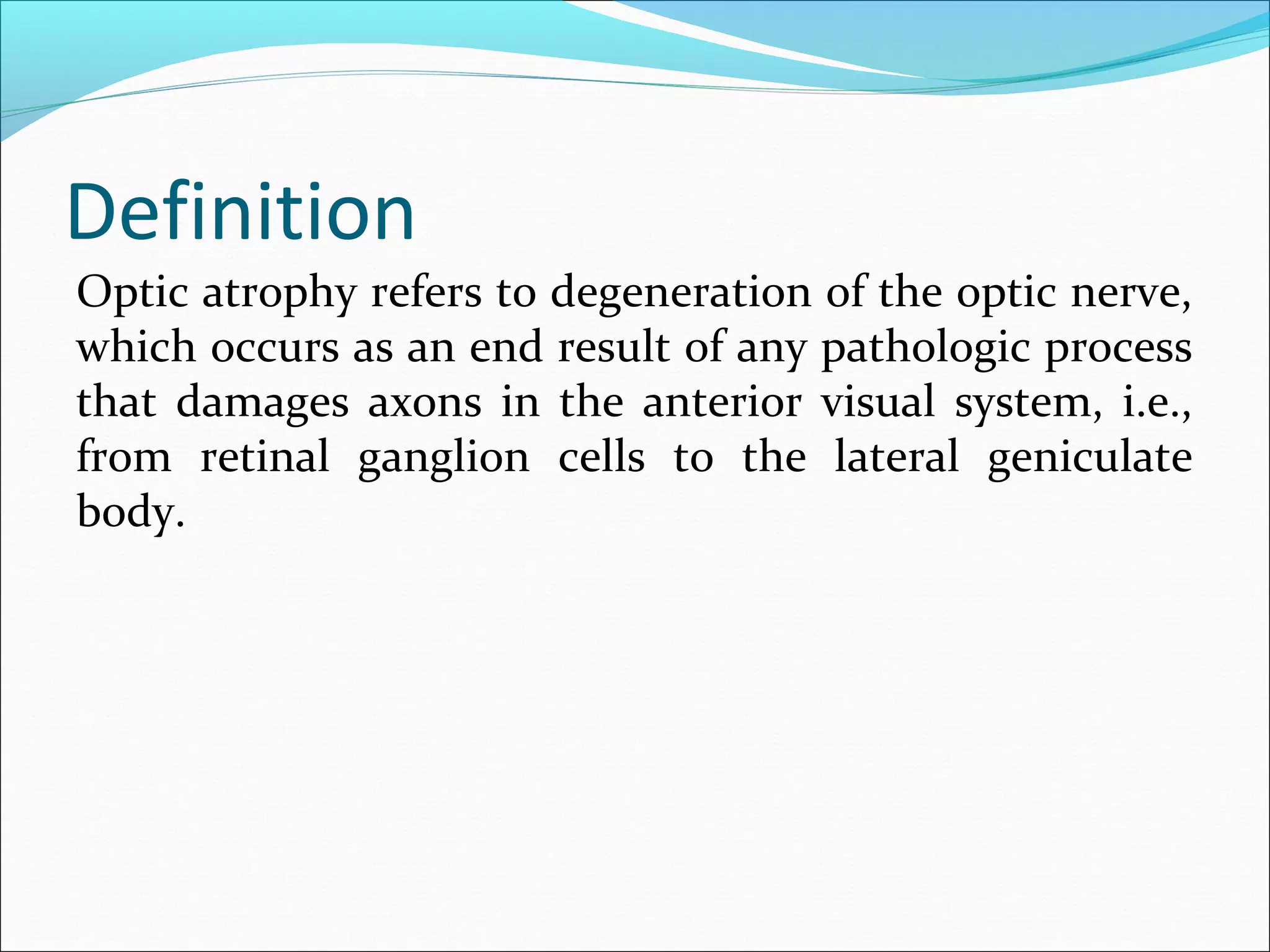 Optic atrophy (b) | PPT