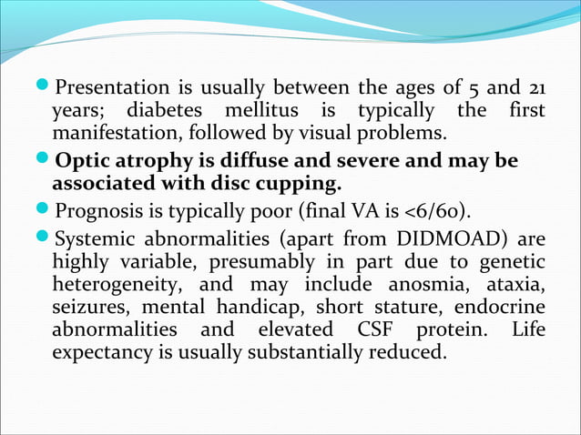 Optic atrophy (b) | PPT
