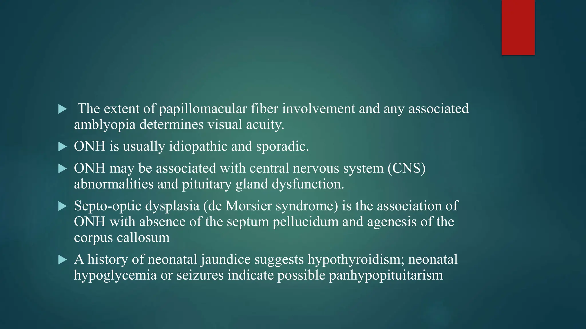 Optic Disc Abnormalities and their presentations | PPTX