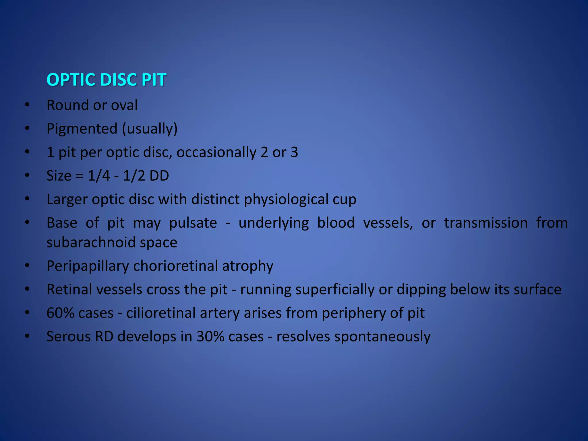 Optic disc evaluation | PPTX