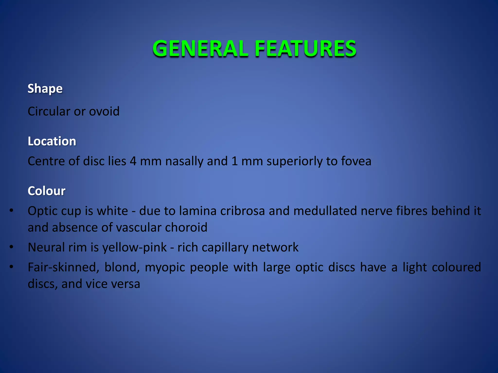 Optic disc evaluation | PPTX