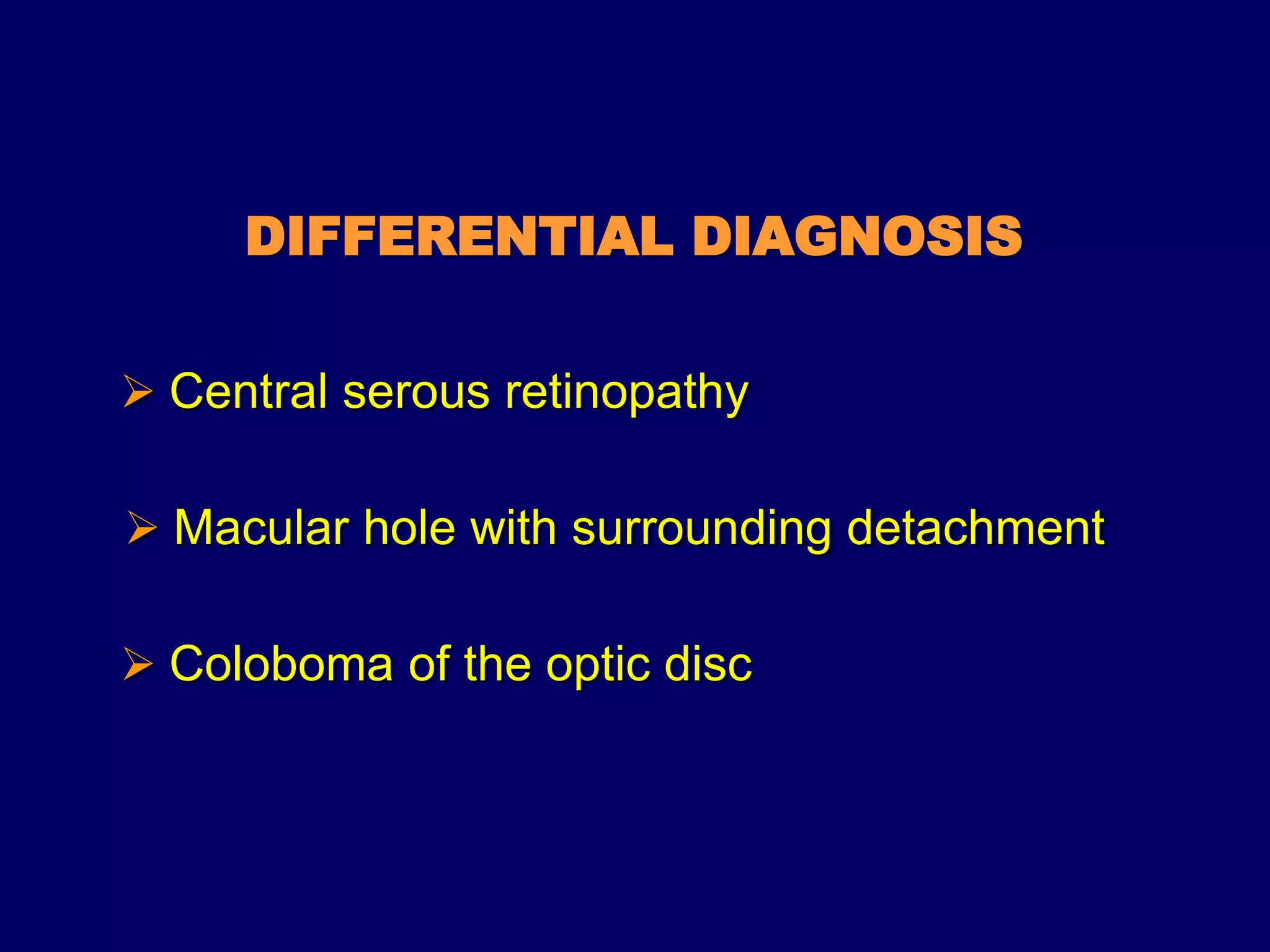 OPTIC DISC PIT Pathogenesis and Management | PPT