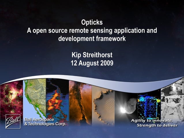 Opticks - Journey To Open-Source | PPT