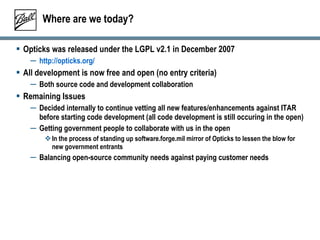 Opticks - Journey To Open-Source | PPT