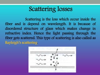 Optic losses and optical sensors | PPTX