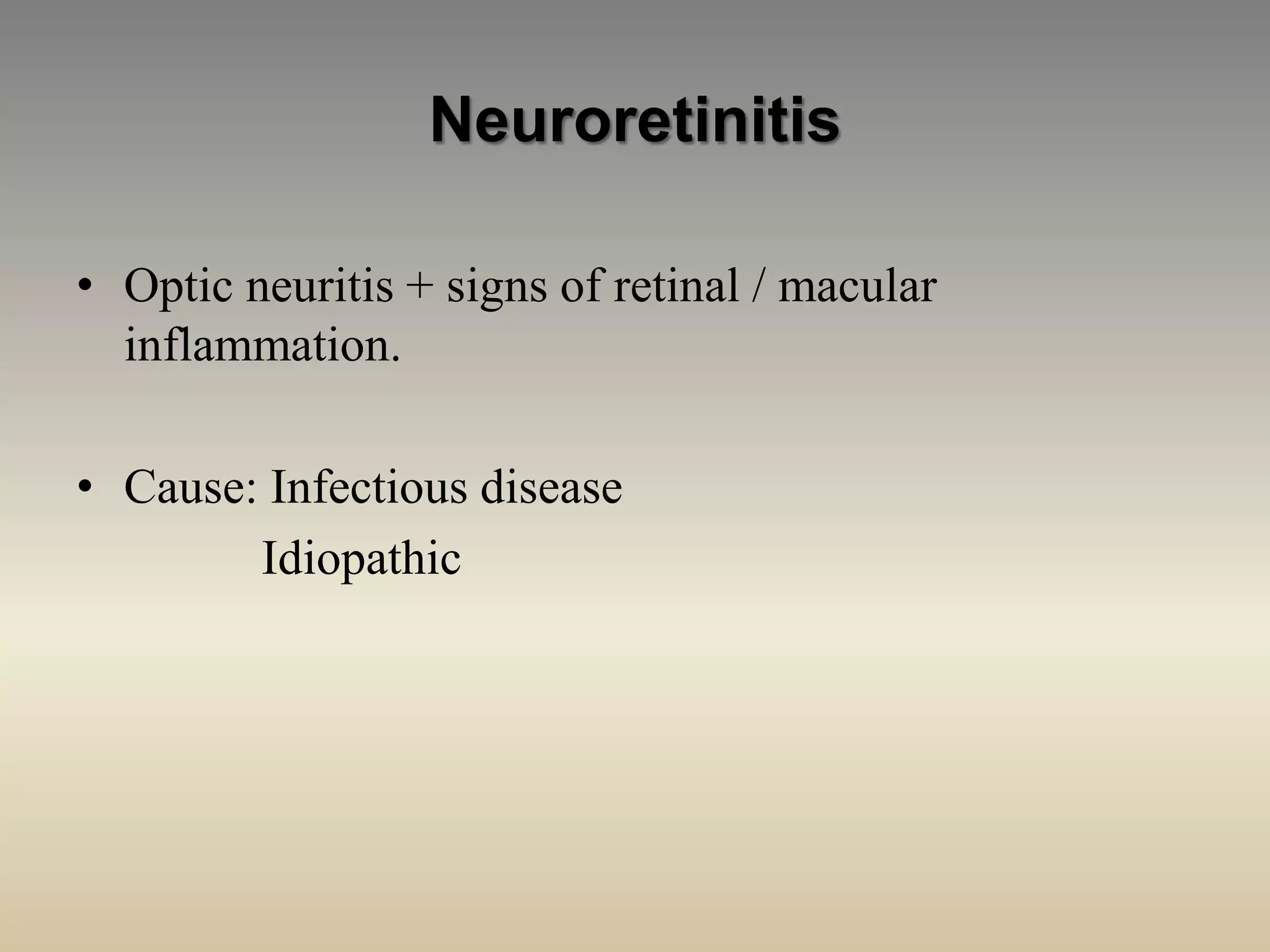 Optic nerve and its disorders | PPTX