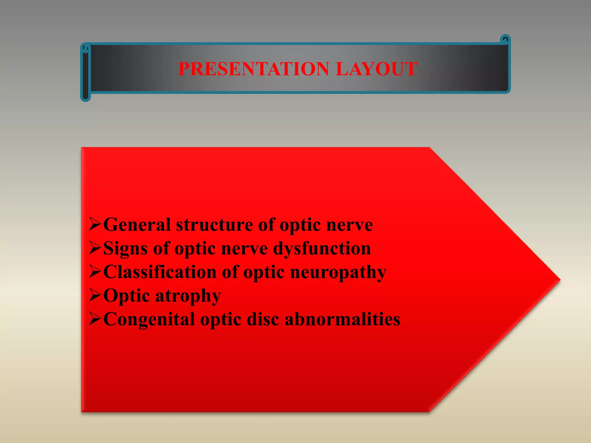 Optic nerve and its disorders | PPTX