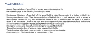 optic nerve for medical students and dentists | PPTX