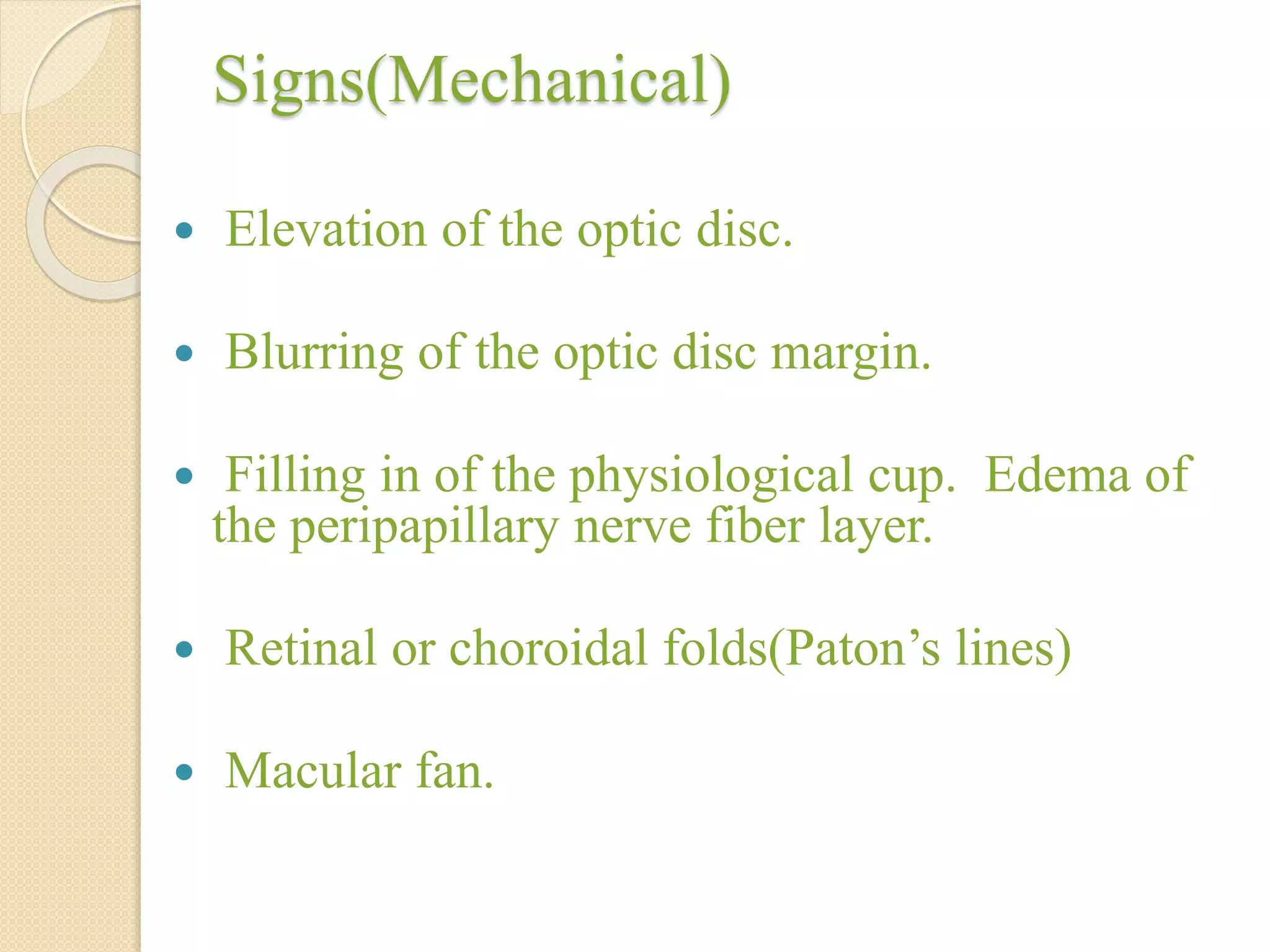 OPTIC NERVE DISEASE | PPTX