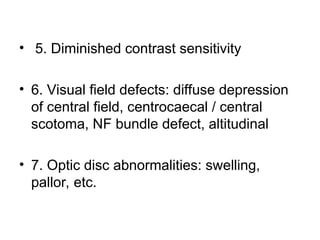 OPTIC NERVE DISEASE IN NEUROOPHTHOMOLOGY | PPT