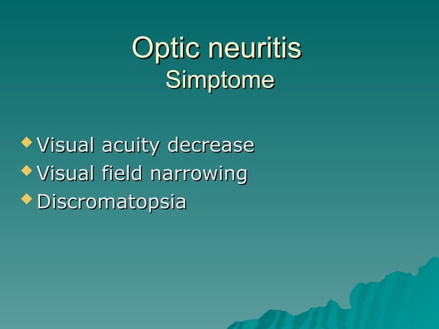 Optic nerve pathology in ophthalmology.ppt