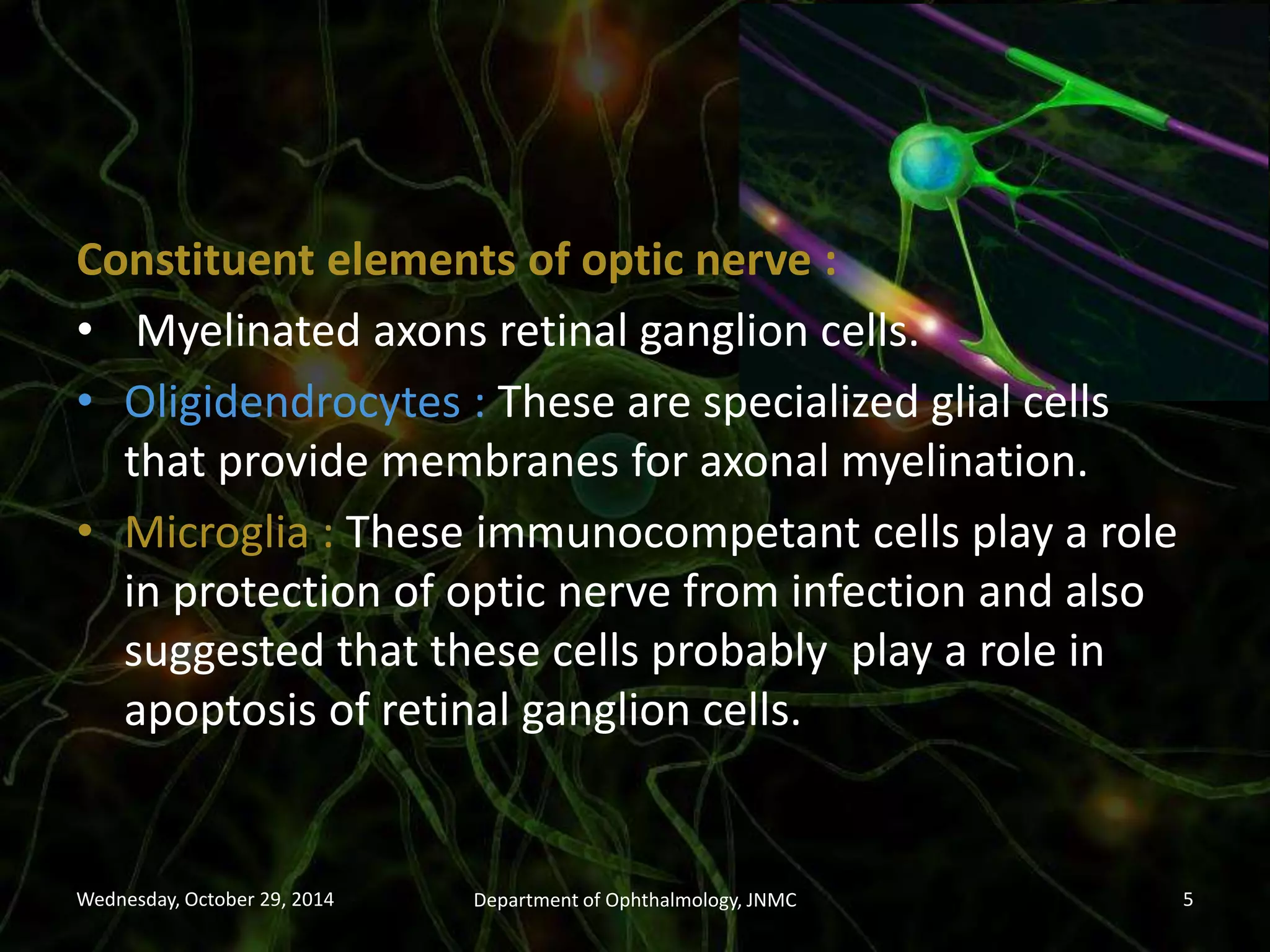 Optic nerve tumors ppt | PPTX