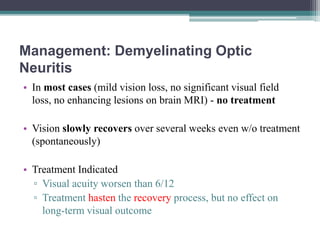 Optic neuritis | PPTX