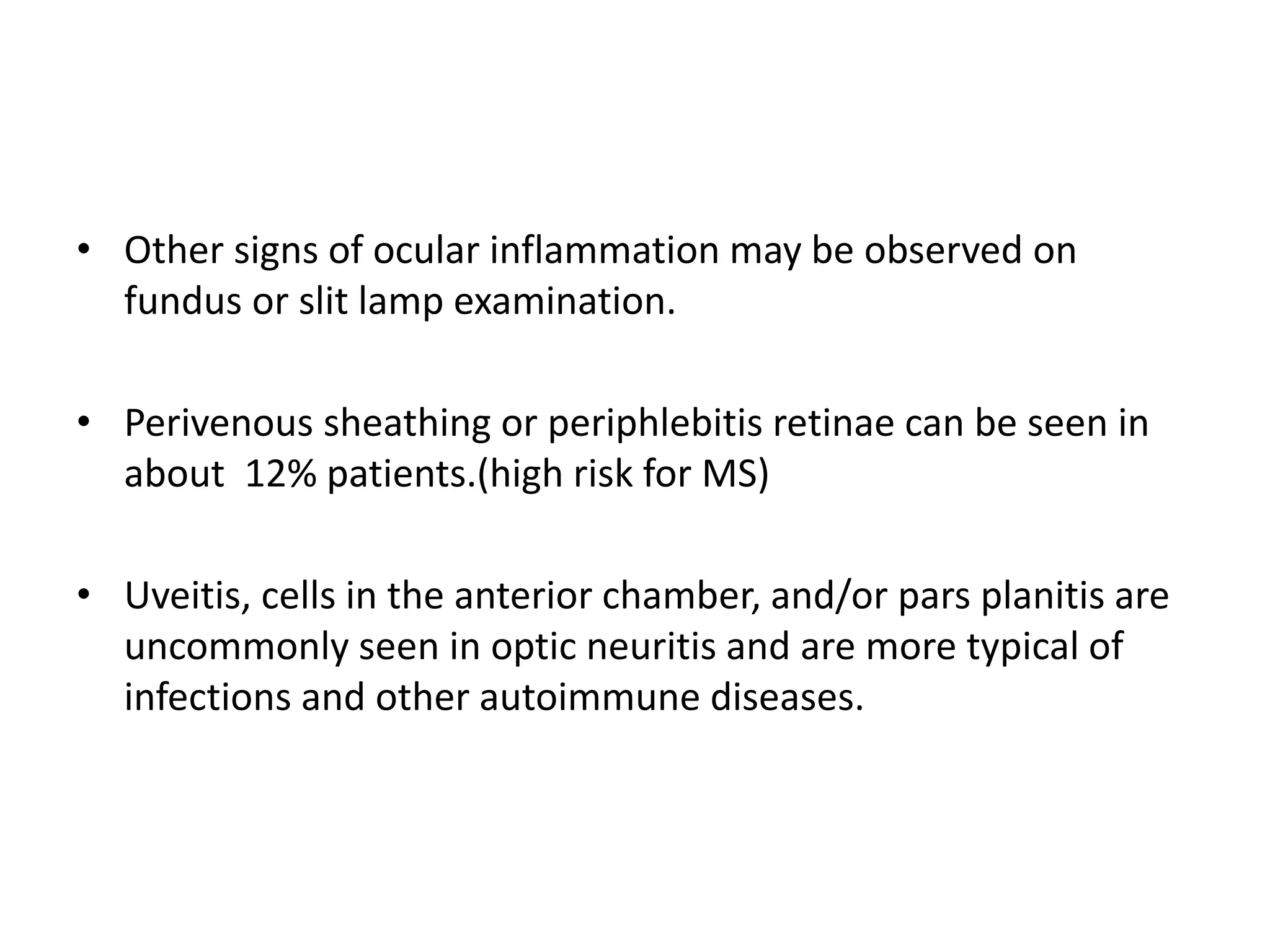 Optic neuritis | PPTX