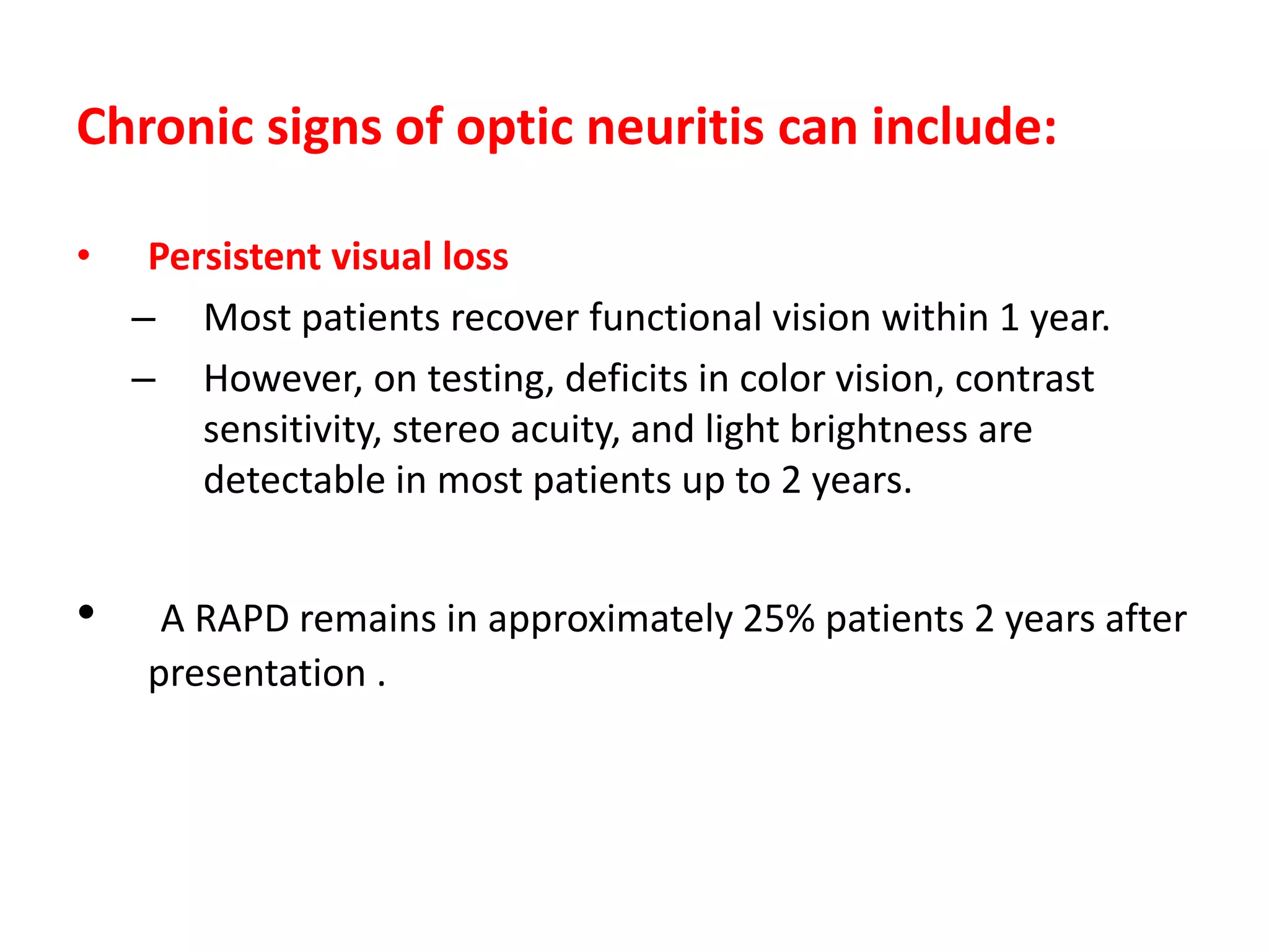 Optic neuritis | PPTX
