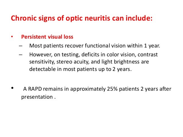 Optic neuritis