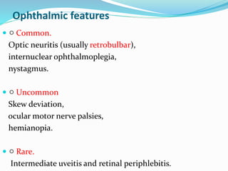 Optic neuritis | PPTX