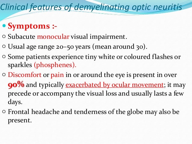 Optic neuritis