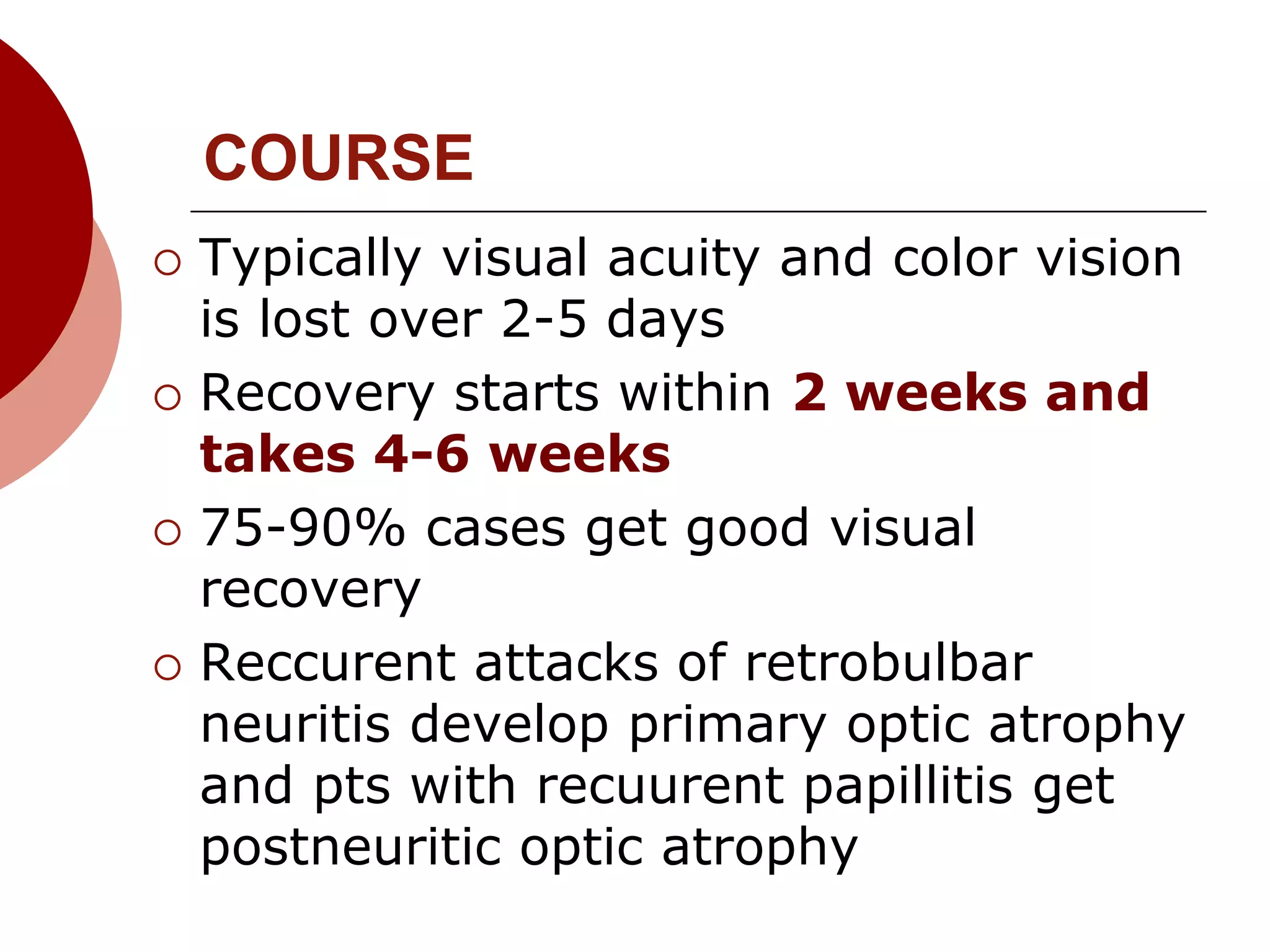 Optic neuritis | PPTX