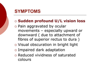 Optic neuritis | PPTX