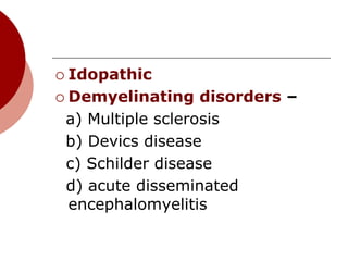 Optic neuritis | PPTX