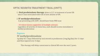 Optic neuritis | PPTX