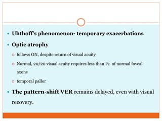Optic neuritis | PPTX