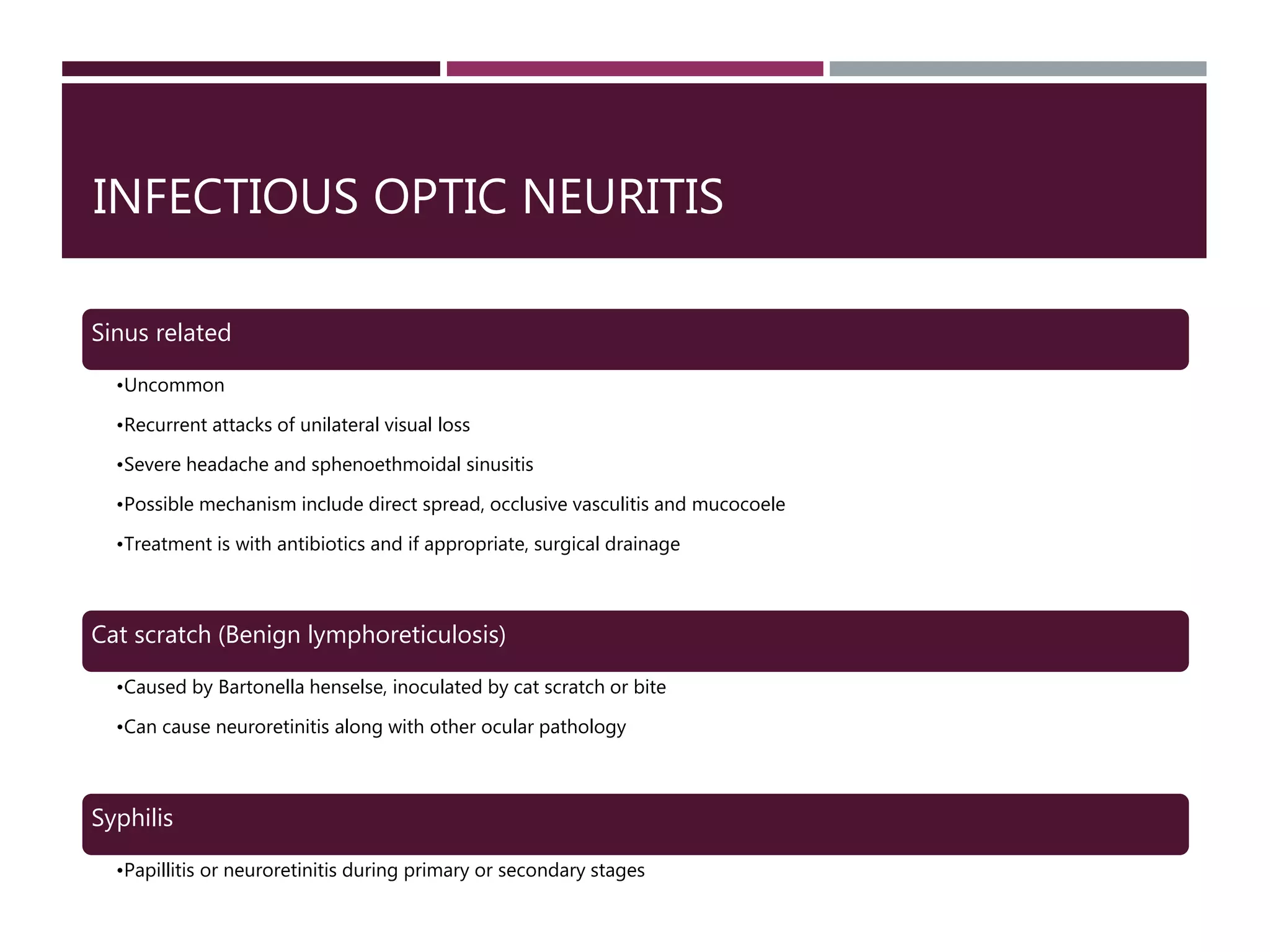 Optic neuritis | PPTX