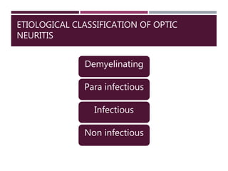 Optic neuritis | PPTX