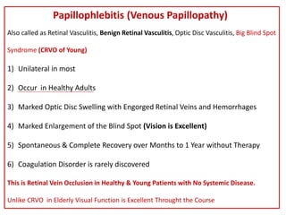 Optic neuritis.Neuroophthalmology, Teaching Slides, Dr M D Mohire ...