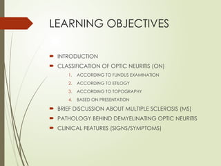 Optic Neuritis and it' s management.pptx