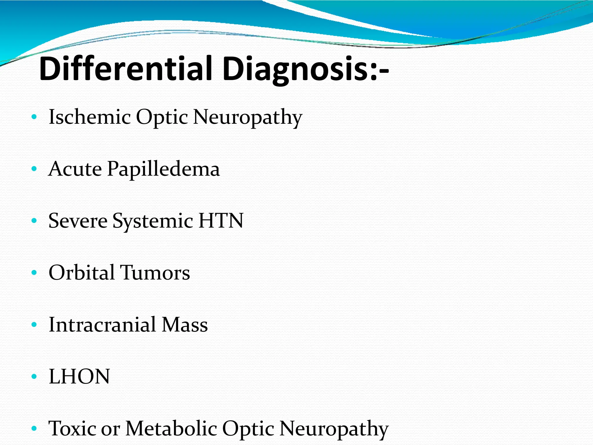 optic neuritis ppt presentation by Dr Usman | PPTX