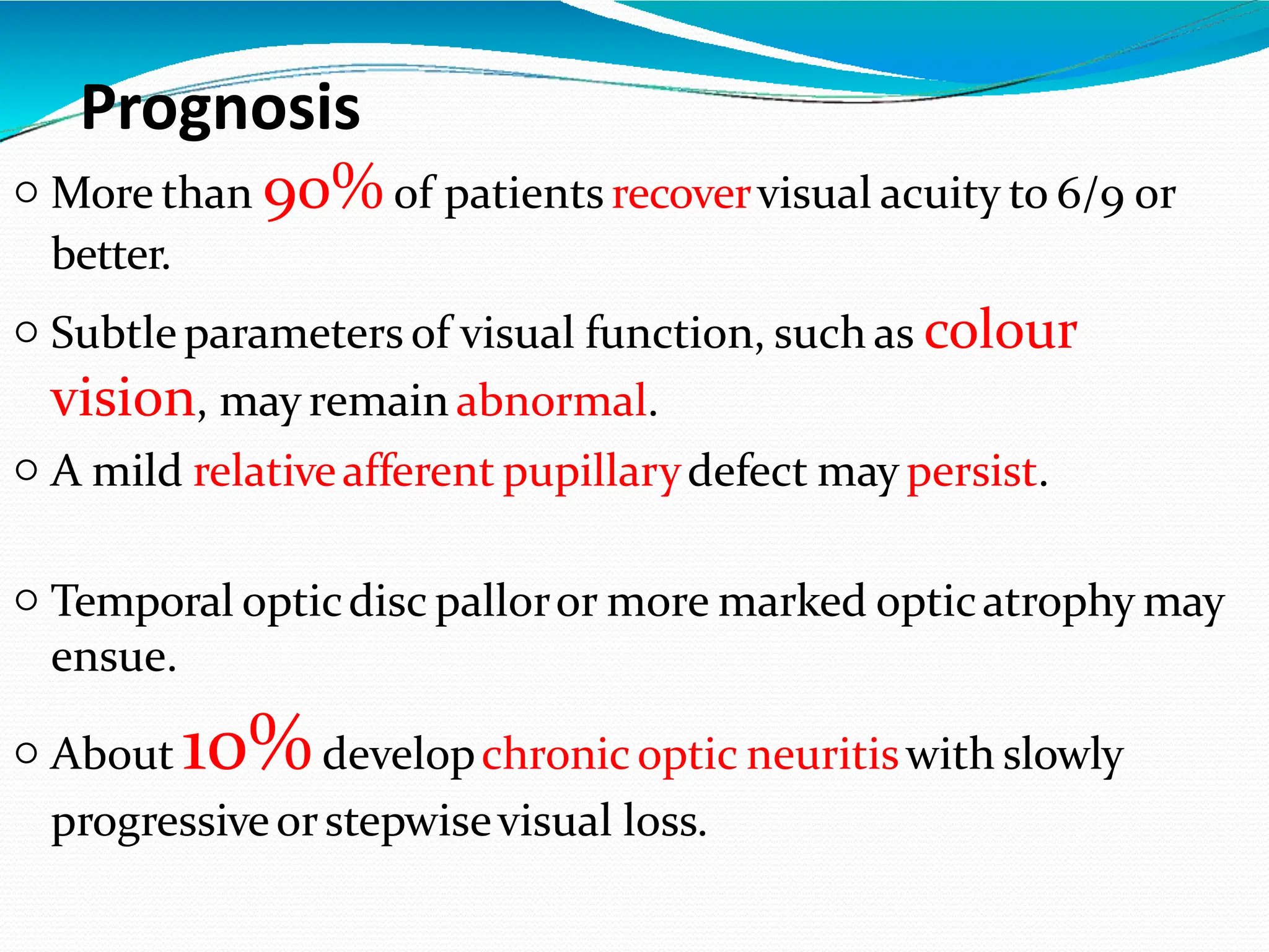 optic neuritis ppt presentation by Dr Usman | PPTX