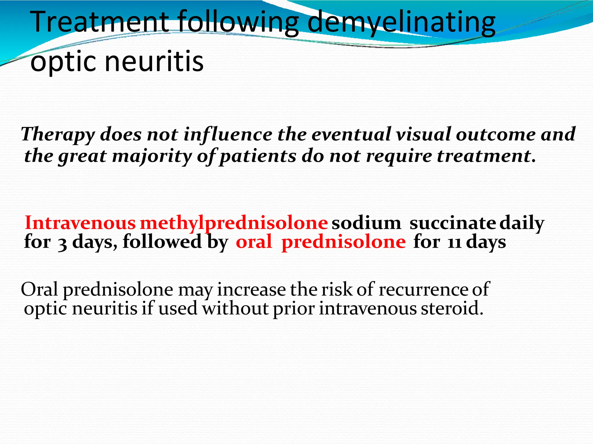 optic neuritis ppt presentation by Dr Usman | PPTX