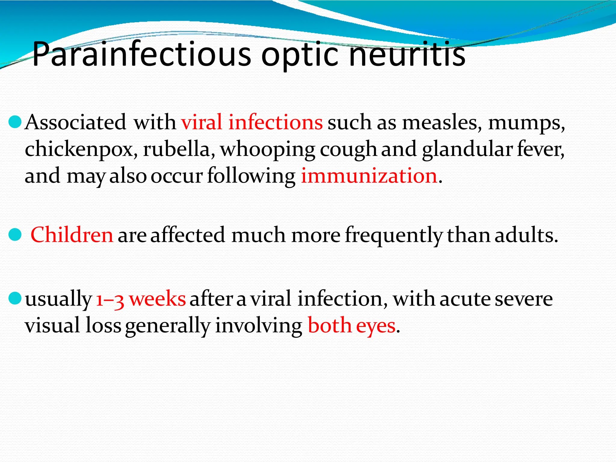 optic neuritis ppt presentation by Dr Usman | PPTX