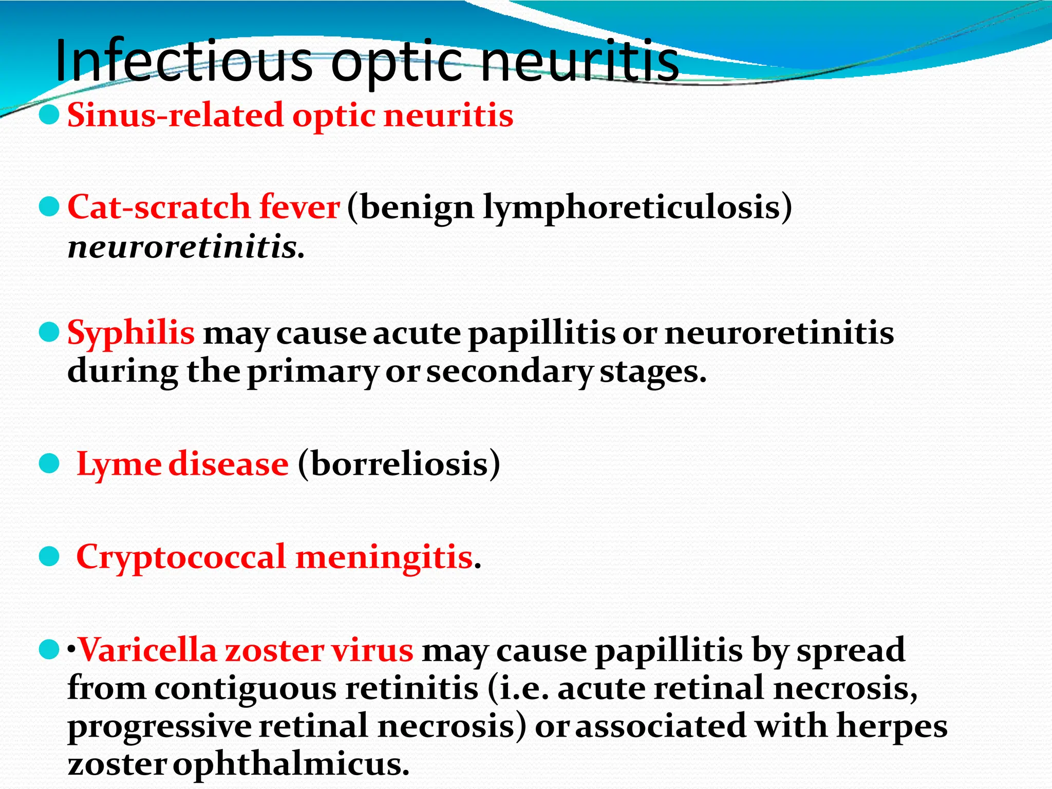 optic neuritis ppt presentation by Dr Usman | PPTX
