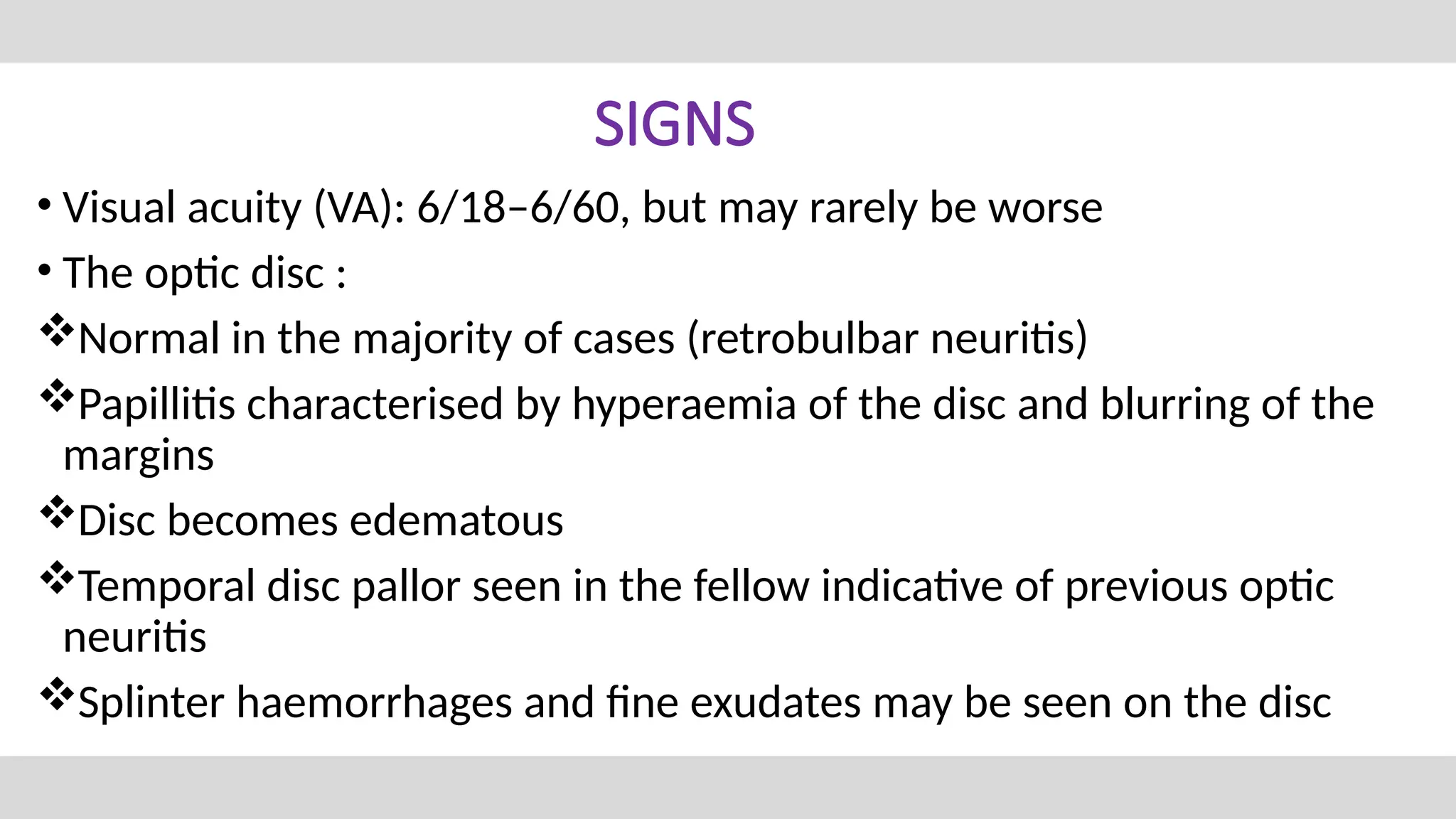 OPTIC NEURITIS AND PAPILEDEMA | PPTX