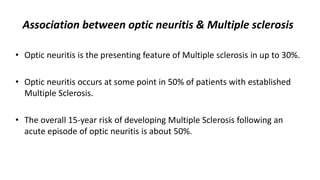 Optic neuritis | PPTX