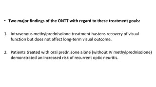 Optic neuritis | PPTX