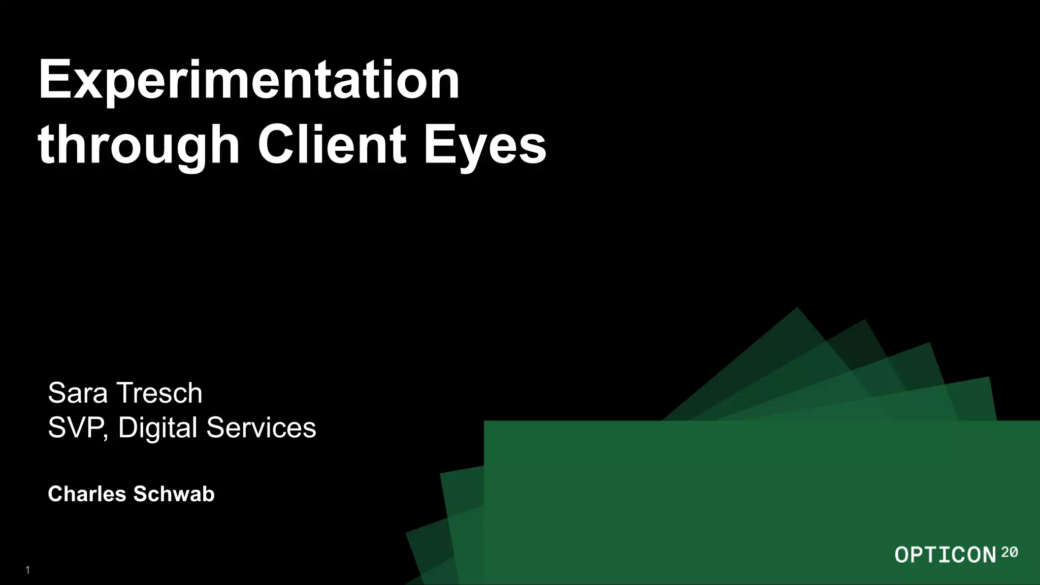 Experimentation through Clients' Eyes | PPTX