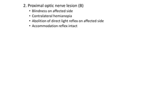 Optic pathway and lesions | PPTX
