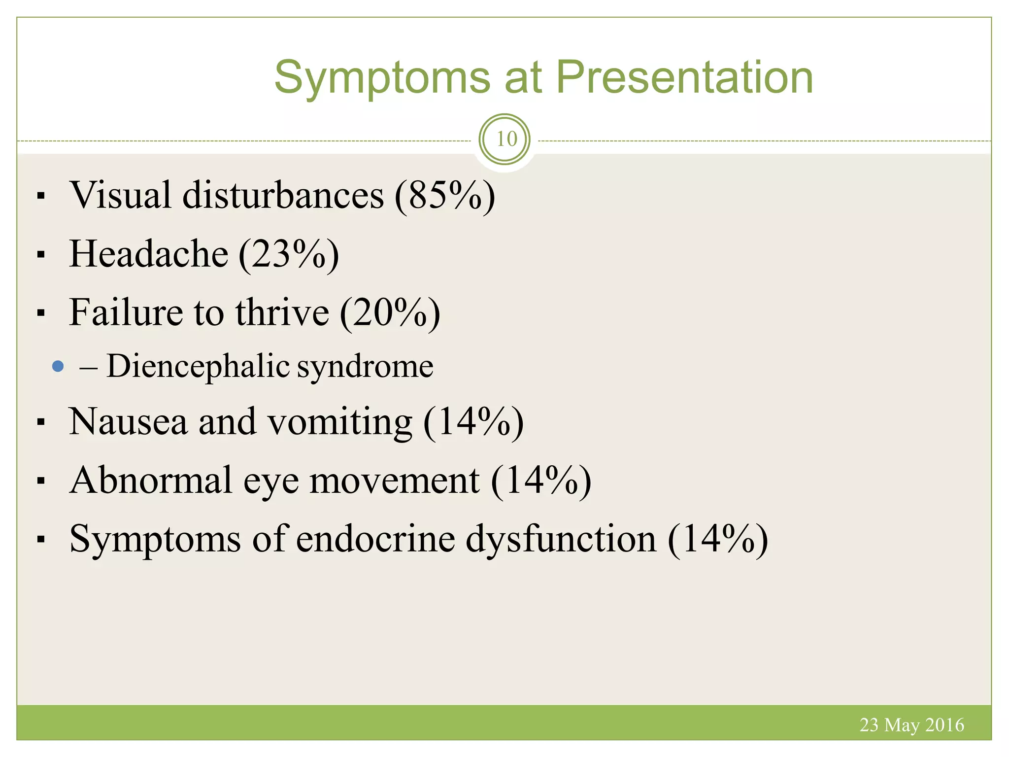 Optic pathway glioma | PPTX